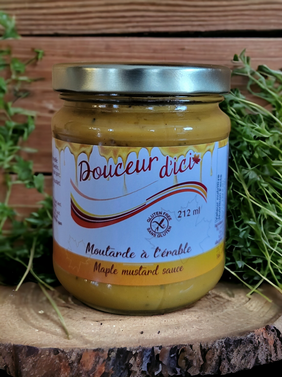 Moutarde à l'érable – Douceur-dici